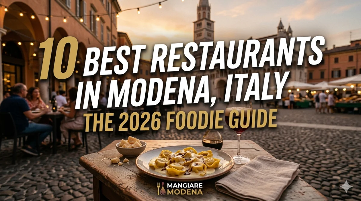 10 Best Restaurants in Modena, Italy: The 2026 Foodie Guide | Mangiare ...
